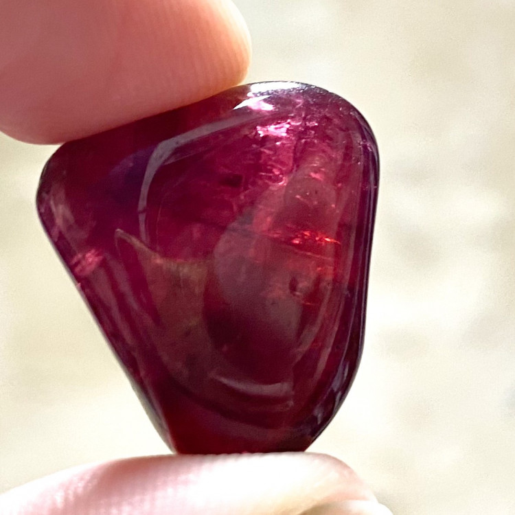 TOURMALINE ROSE ROULEE - PIECE EXCEPTIONNELLE